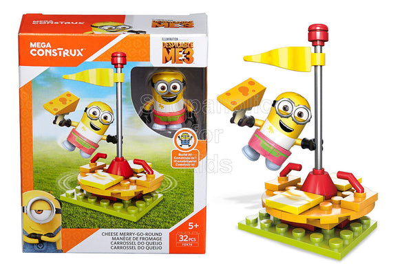 Mega Construx Despicable Me Cheese Merry Go Round Building Set ...