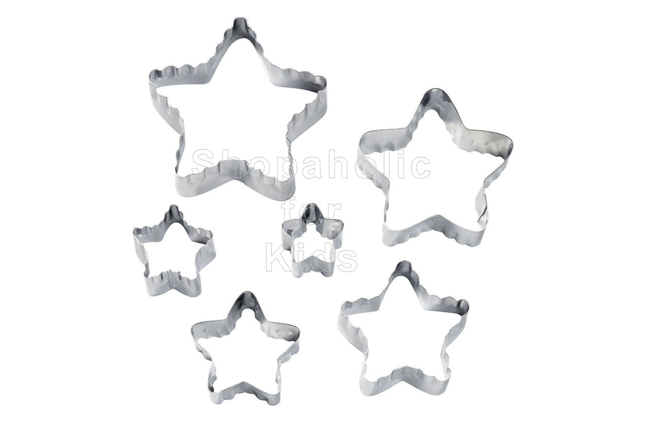Wilton Double Cut-Outs Cookie Cutter Set - Stars - Set of 6pcs ...